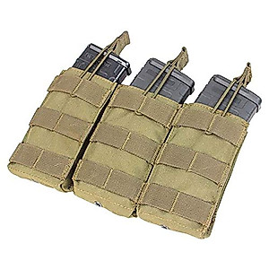 Condor Elite MA27-498 Triple M4/M16 Open-Top Mag Pouch Coyote Brown