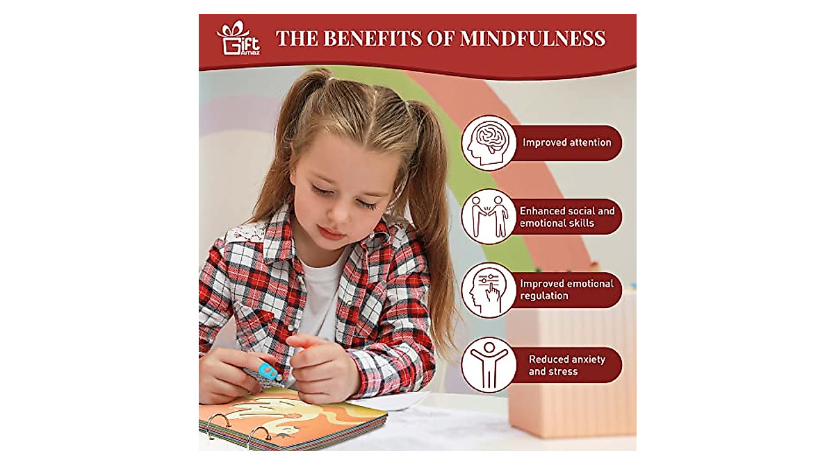 GiftAmaz Mindful Maze Boards - Calming Toys for Kids