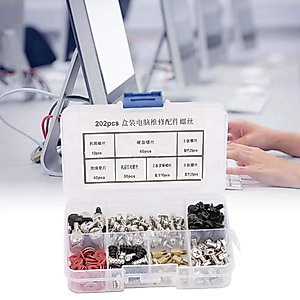 Screw PC Motherboard Hard Disk Screws Set Assortment Kit Computer Repairing Accessories tornillos 202Pcs/set