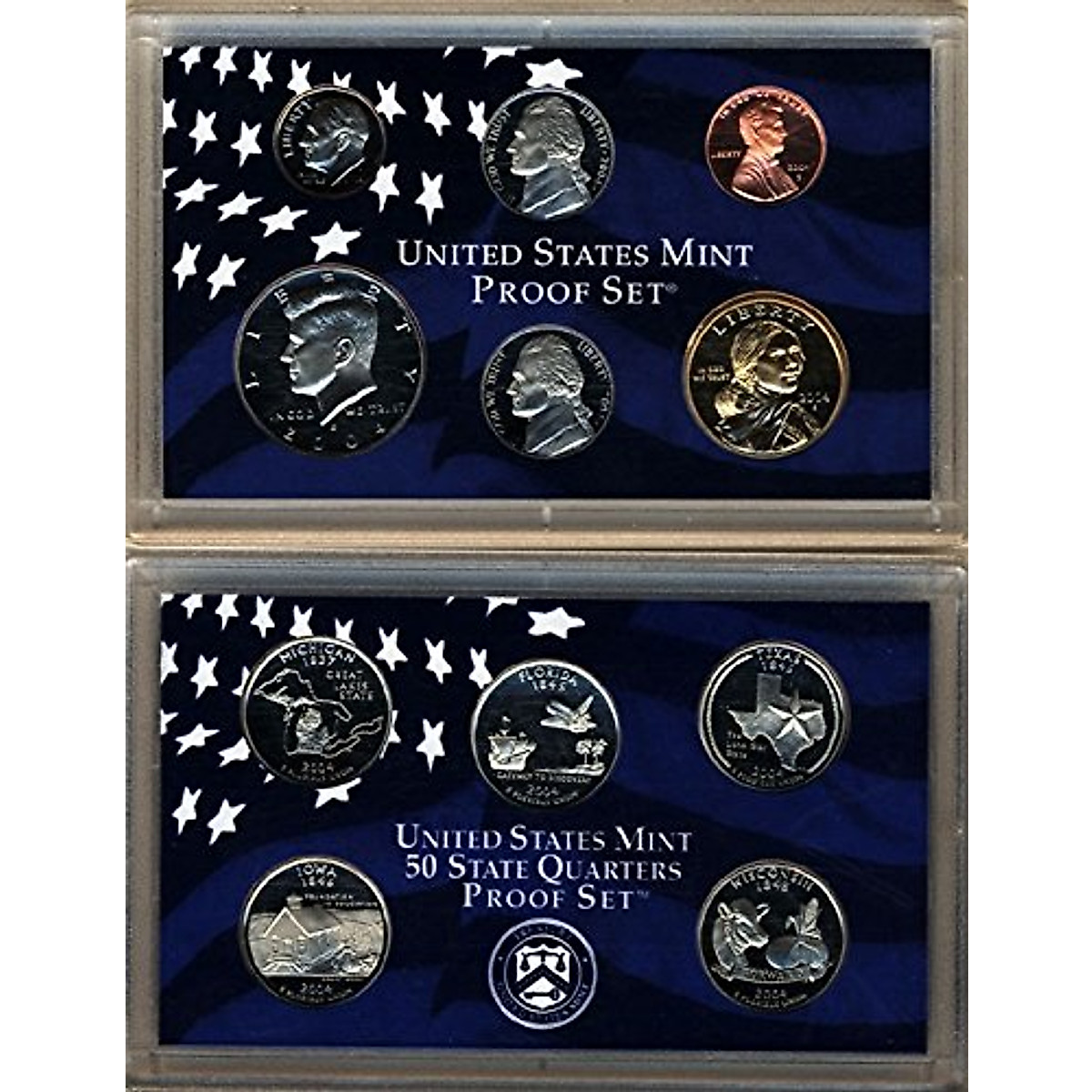 2004 S U.S. Mint 11 coin Clad Proof Set In OGP Proof