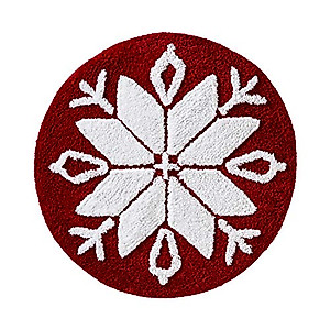 SKL Home Snowflake Winter Rug, 25x25