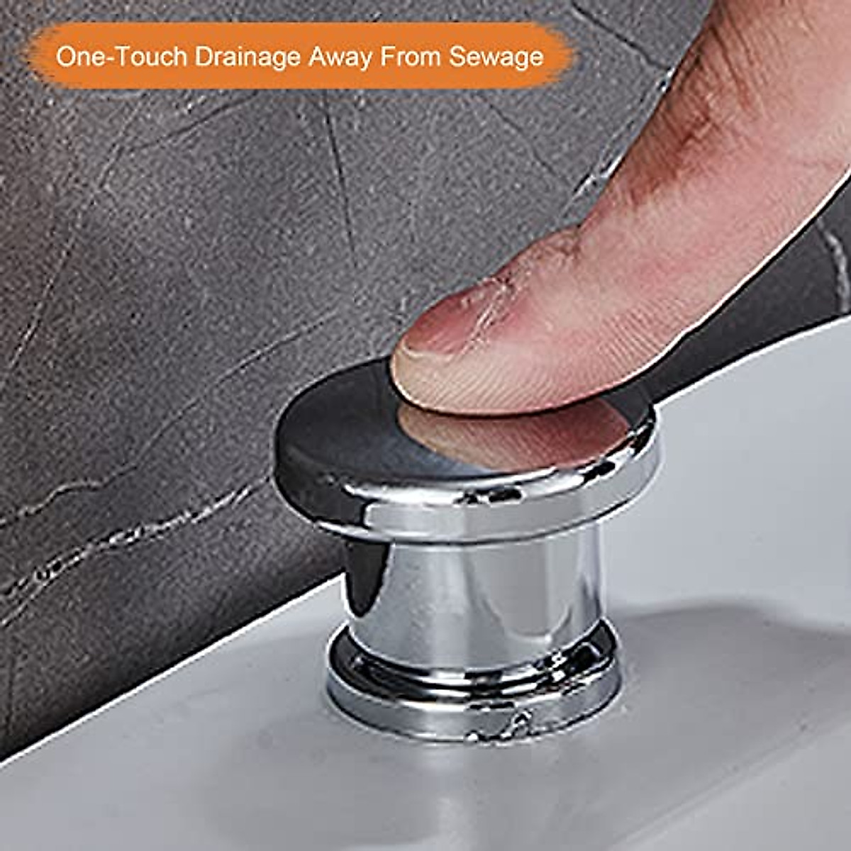 Commercial Mop Sink, Large Capacity Deepening Sink, Floor-Standing Mop Sink Suitable for Washing Room, Basement, Shop