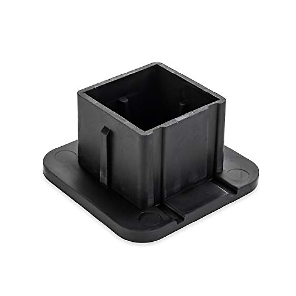 Camco Life is Better at The Campsite Hitch Receiver Cover | Protects Your Trailer Hitch Receiver from Debris, Dirt, Water and Rust | Life is Better at The Campsite Sketch Logo, Black/Silver (53410)