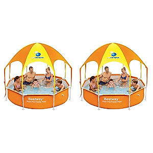 H2OGO! Splash-in-Shade Play Pool Orange