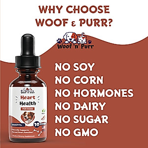 Dog Heart Health - Helps to Support Cardiovascular Function & Overall Heart Health - Dog Heart Supplements - Heart Supplements for Dogs - Cardiac Support for Dogs - Heart Health for Dogs - 1 fl oz
