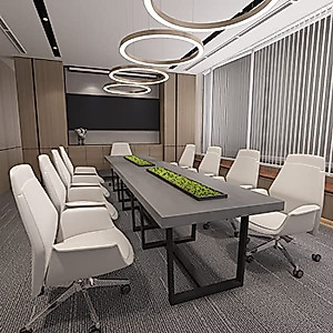 72” Kitchen & Dining Room Tables for 6-8 Person, Modern Farmhouse Rectangular Dining Table 72 with Metal Frame, 36 by 72 Dining Room Table for Home Office Furniture