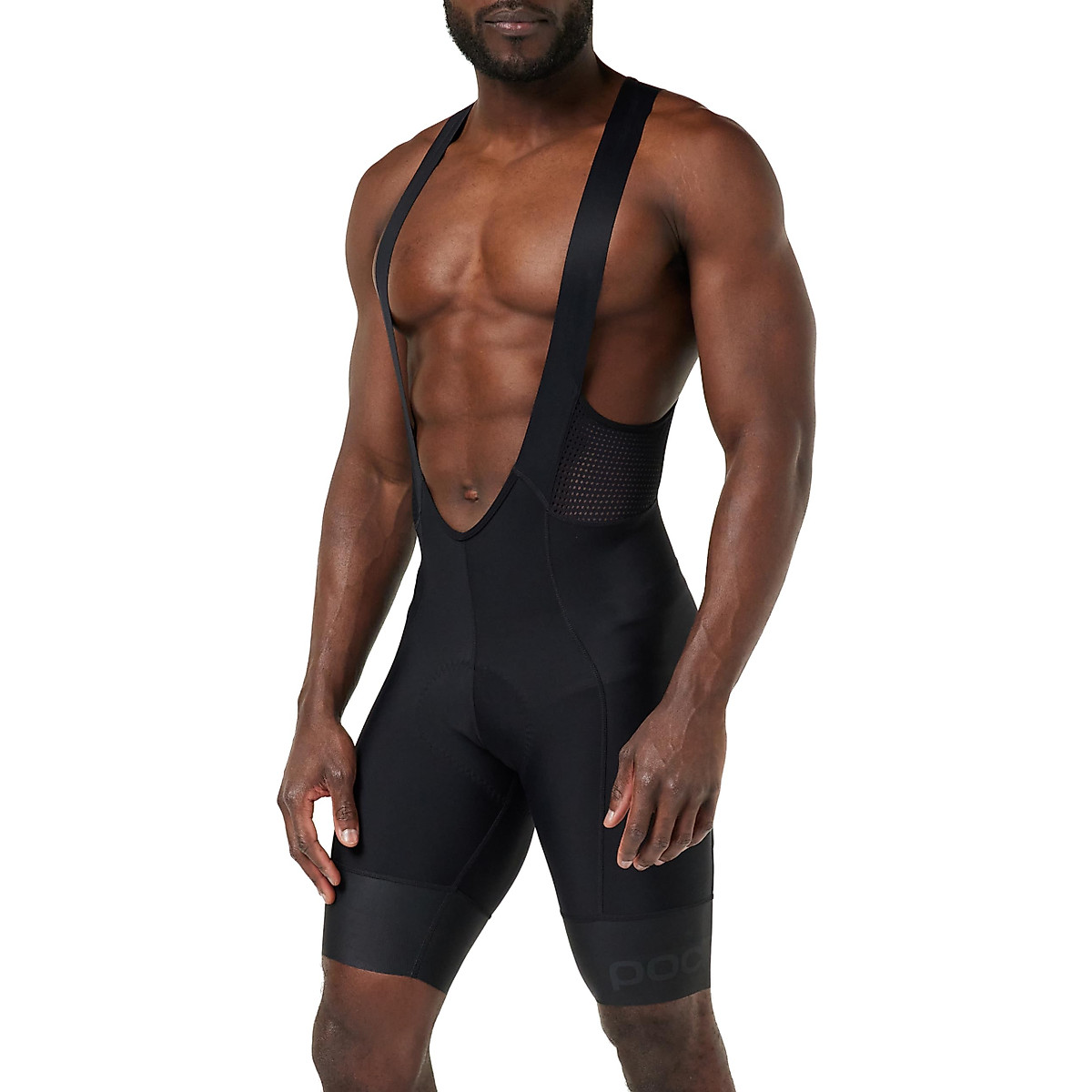 POC, Essential Road VPDs Bib Shorts, Uranium Black/Uranium Black, Medium