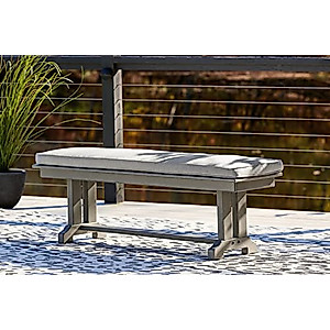 Signature Design by Ashley Visola Bench, Gray