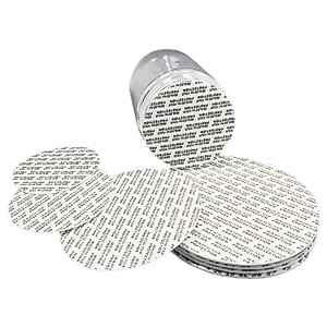 NANSHINE 500pcs 20mm/ 0.79" Pressure Activated Seals Cap Liners Foam Sealing inserts for Glass & Plastic Jar Bottles Containers No Induction Sealer Needed