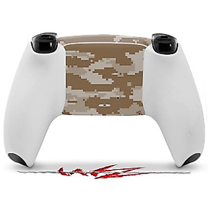 WraptorSkinz Skin Wrap compatible with Sony PS5 DualSense Controller WraptorCamo Digital Camo Desert (CONTROLLER NOT INCLUDED)