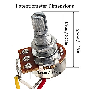 Prewired Wiring Harness Kit Compatible for LP Electric Guitar, 2T2V 500K Pots 3-position Toggle Switch with Jack for Dual Humbucker Gibson Les Pual Style Guitar Electronics Replacements, White Cap