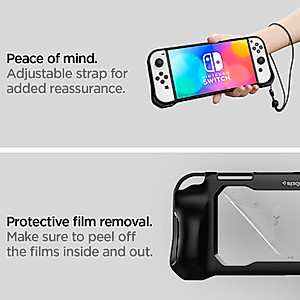 Spigen Rugged Armor & S311 Stand Designed for Nintendo Switch OLED Model (2021)