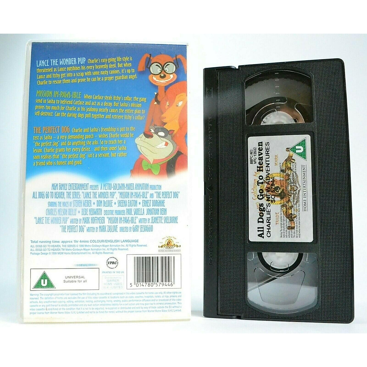All Dogs Go to Heaven 2: Charlie's New Adventures - Animated Musical - Pal VHS