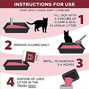 Arm & Hammer Clump & Seal Platinum Multi-Cat Complete Odor Sealing Clumping Cat Litter, 14 Days of Odor Control 18lb, Online Exclusive Formula