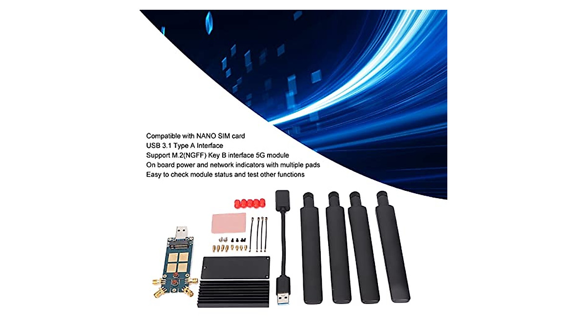 5G Module to USB Adapter, SIM Card Slot PCB Material NGFF M.2 to USB 5G ...
