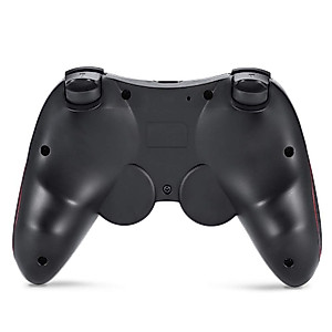 Calvas ACCEWIT X3 updated t3 Gamepad Joystick Wireless Bluetooth 3.0 Android Gamepad Gaming Remote Control for phone PC Tablet TV Box - (Color: Black red)