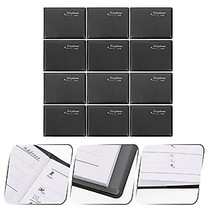 Address Books 12Pcs Mini Address Book Portable Pocket Small Notebook Outdoor Address Book Phone Book