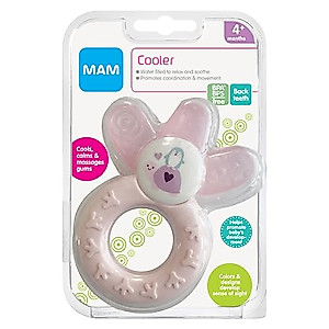 MAM Baby Toys, Teething Toys, Cooler Teether, Girl, 4+ Months, 1-Count (7961-012-0-1)