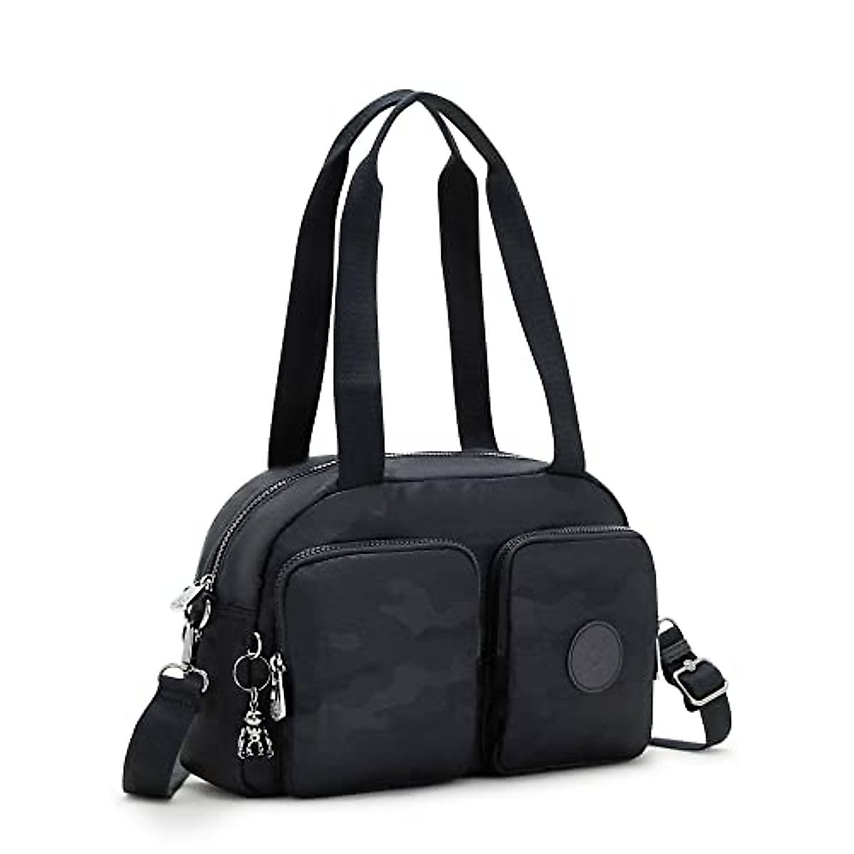 Kipling Cool Defea Shoulder Bag Black Camo Emb