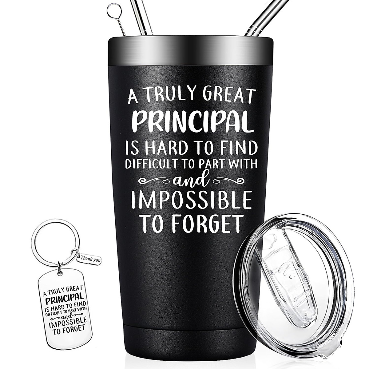 DOEARTE Principal Gifts - Principal Appreciation Gifts for Men - Principals Day, Teachers Appreciation Day, Christmas Gift for Principals - 20oz Tumbler