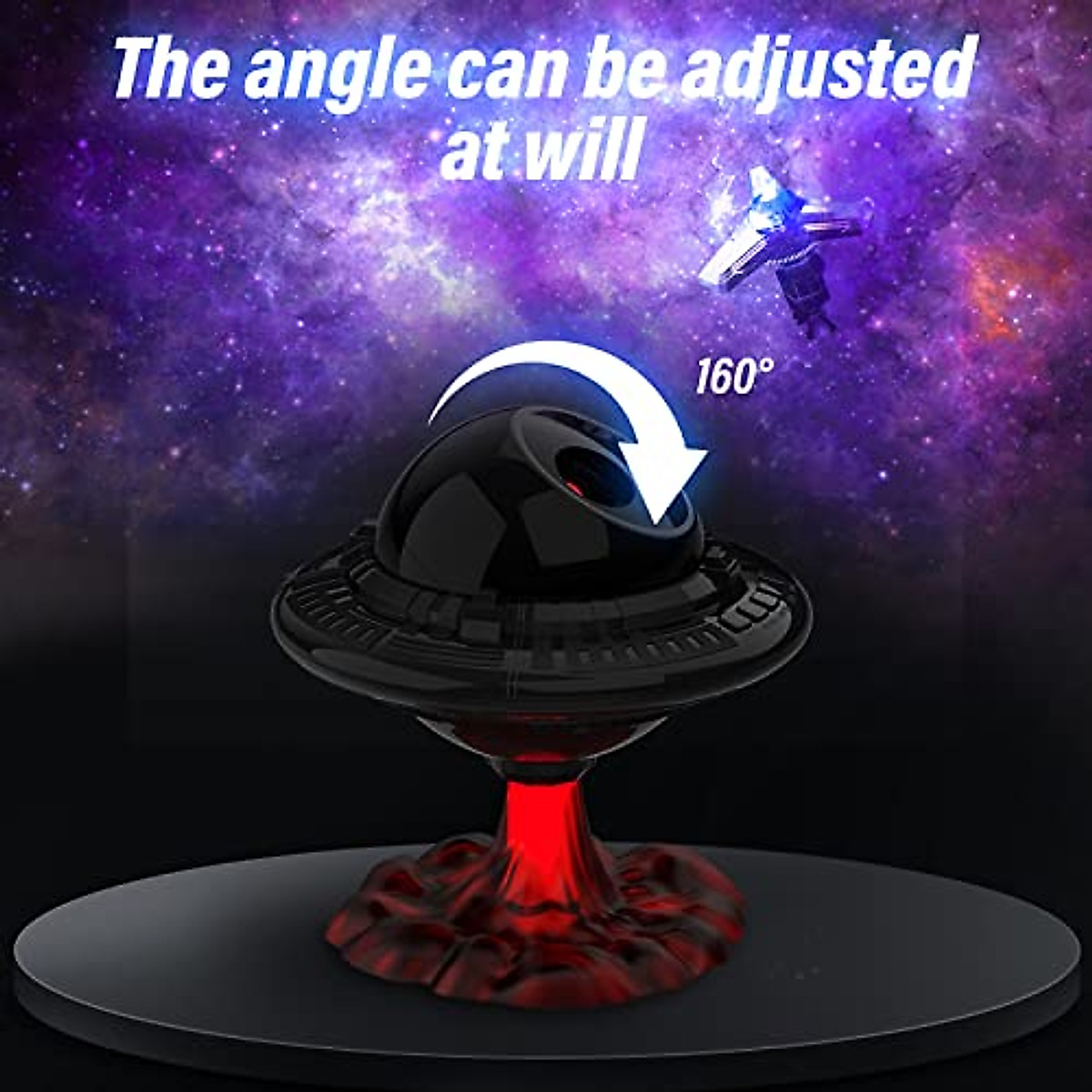 BestYiJo Star Projector Galaxy Night Light, UFO Galaxy Projector, Timer, Touch and Remote Control, Starry Nebula LED Ceiling Projector, Room Decor for Bedroom, Gifts for Birthdays, Valentine's Day