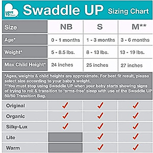 Love to Dream Swaddle UP Organic Lite 0.2 TOG, Stardust, Small, 8-13 lbs, Better Sleep, Allow Baby to Sleep in Their Preferred Arms Up Position for Self-Soothing, Snug Fit Calms Startle Reflex