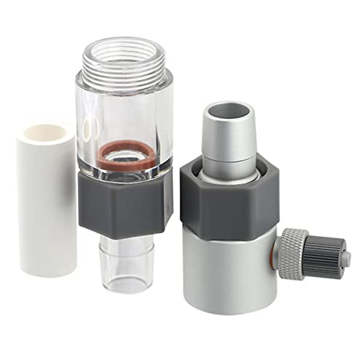 Terizger CO2 Diffuser,Carbon Dioxide Atomiser Bubble Counter Aquarium Inline CO2 Atomizer for Planted Aquarium,Aquarium Diffuser(16/22 mm)