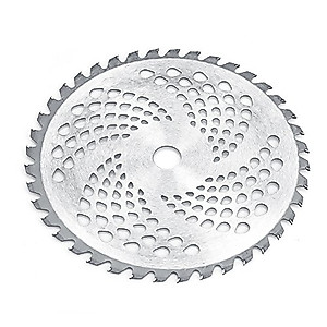 40 Teeth Brush Cutter Trimmer Weed Eater Blades Sharp Hard Steel Grass Garden Lawn 1 Inch Hole