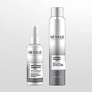 Nexxus Ultra Fine Hair Spray for lightweight hold Weightless Hold Dry Texture Finishing Hairspray 5 oz