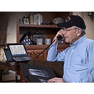 Hamilton CapTel 2400i Captioned Telephone Large Touch-Screen Captioned Telephone with 40dB Amplification