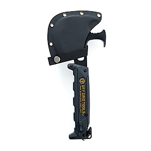 Off Grid Tools Survival Axe Black Kydex Sheath – Durable Construction, Included Belt Clip, Survival Protective Utility Tool Case Cover for Sharp Blades & Edges
