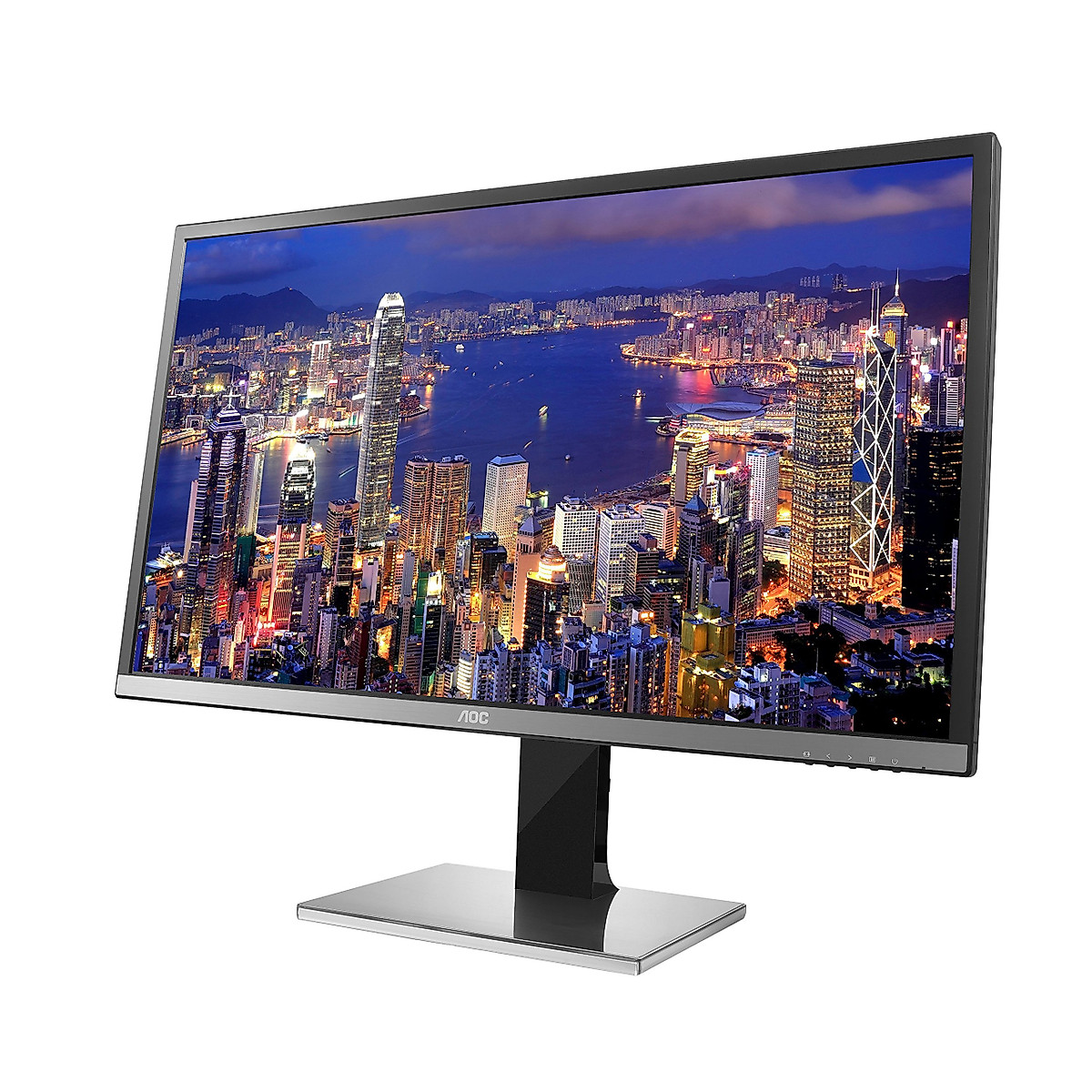 AOC U3277PWQU 31.5in 4K UHD 3840x2160 Monitor, 10-bit VA Panel, HDMI/DisplayPort/DVI-D/VGA, HA Stand, VESA, Speakers (Renewed)