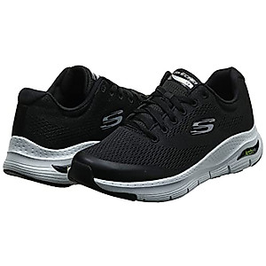 Skechers Men's Arch Fit Blk-red 11 WW US