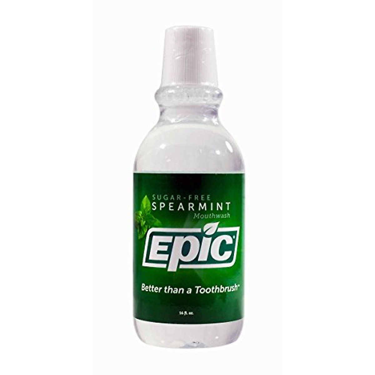 Epic Xyitol Spearmint Flavored Mouthwash, 16 Fl Oz (Pack of 2)2