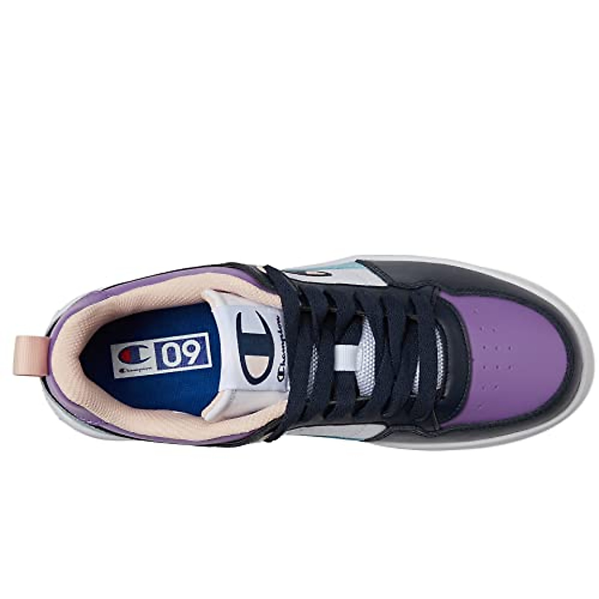 Champion Drome Lo CB W White/Navy/Candid/Mauve 11 M