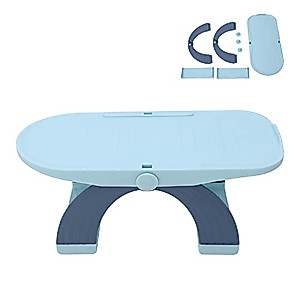 Shoe Stacker Bridge Type Shoe Slot Organizer Convenient Practical Double Layer for Home Apartment (Blue)