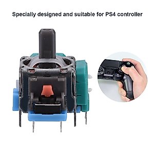 Analog Joysticks Repair Kit, 2 Pcs Analog Stick 3D Joystick Replacement for PS4 Controller Analog 3D Joystick Thumbstick Replacement Kits