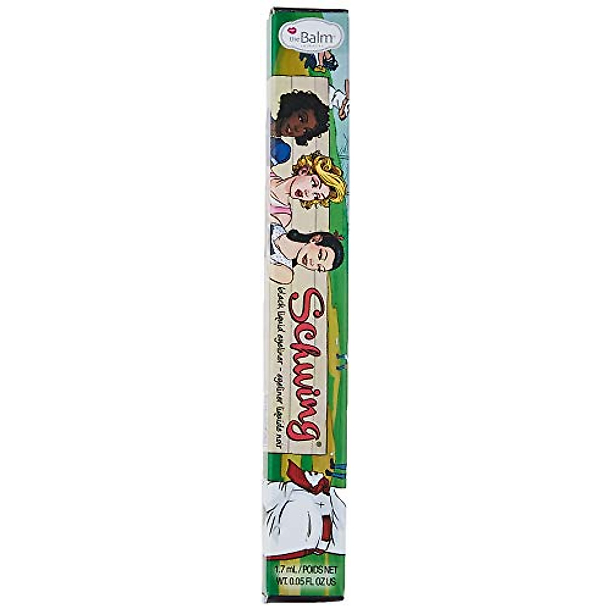 theBalm Schwing Liquid Eyeliner, Black, Matte Finish, 0.05 Fl Oz (Pack of 1)