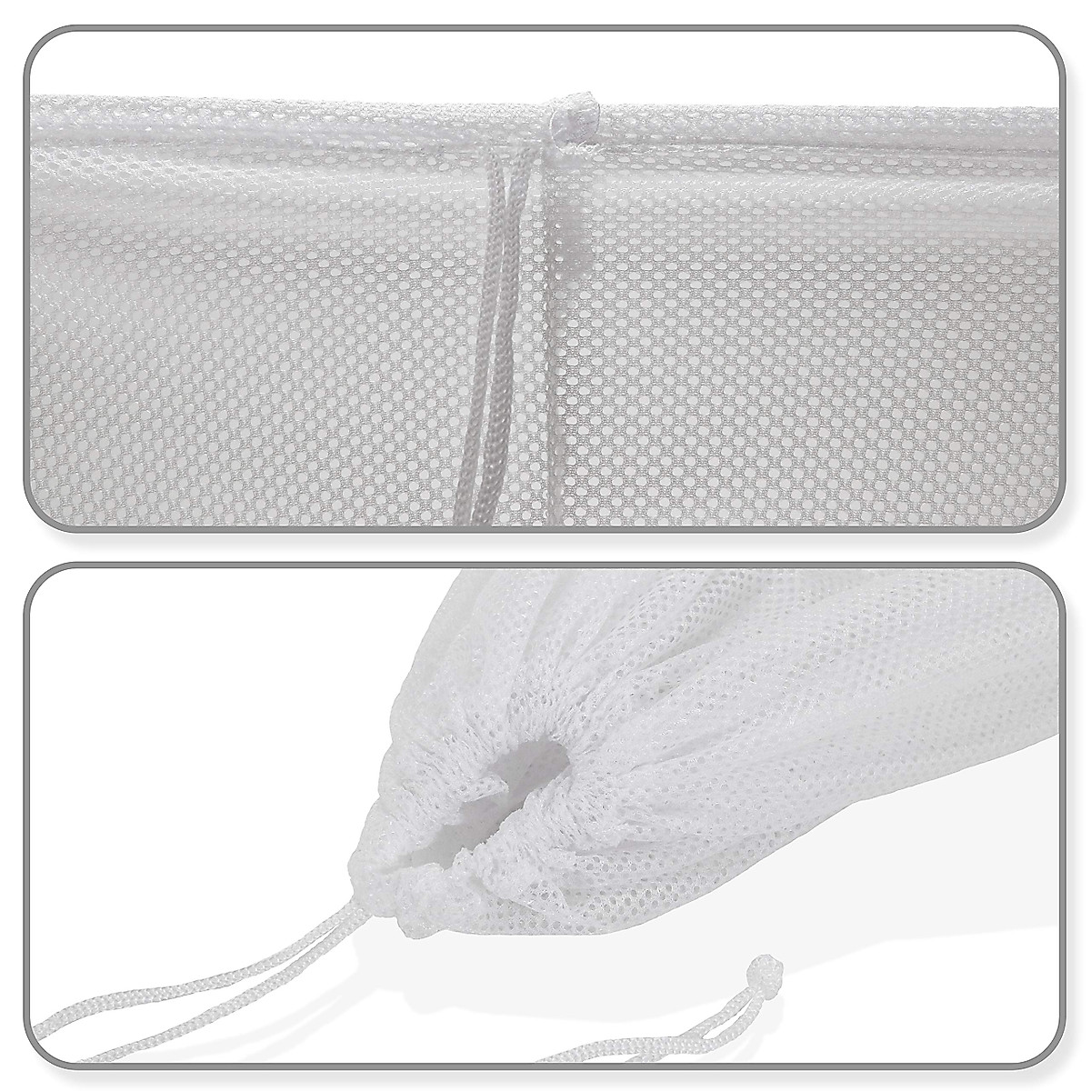 Veradura Cider Press Straining Mesh Bag - 20 inch x 14.6 inch - Complete with Secure Drawstring for Pressing Fruit, Cider, Apples, Grapes, Wine and Many More