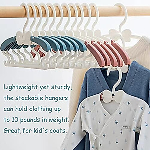 WJWSKI 20pcs Baby Kids Hangers for Nursery Closet and Kids Dance Garment Bags with 3 Pockets, 35x24x3“ Gusset Lightweight Clear Full Zipper Suit Bag for Competitions Costumes & Travel