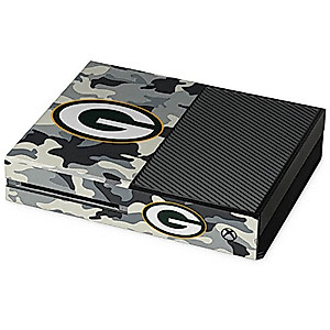 Skinit Decal Gaming Skin Compatible with Xbox One Console - Officially Licensed NFL Green Bay Packers Camo Design