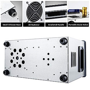 Anbull 6.5L Professional Ultrasonic Cleaner Machine with 304 Stainless Steel and Digital Timer Heater for Jewelry Watch Coin Glass Circuit Board Dentures Small Parts