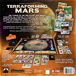 Terraforming Mars Board Game-Award Winning Strategic Space Adventure Game for Family Game Night, Competitive Play&High Replay Value-Adults, Cardboard,Teens&lovers of Board Games by Stronghold Games 