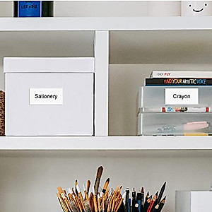 Compatible with Brother P-Touch TZe 231 Label Tape, TZe TZ Label Tape 12mm 0.47'' Laminated for Brother PTouch D220 D210 D410 D400 D610 Label Maker, 1/2Inch Black on White Label Tape, 6 Pack