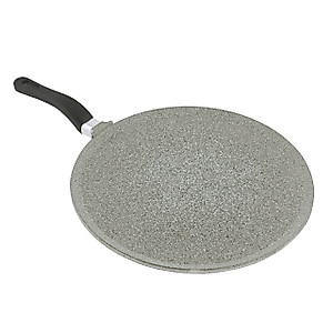 Mopita 28cm/11" Non-Stick Cast Aluminum Crepe Pan, Medium, Grey
