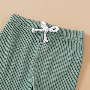 18 Months Girl Clothes Toddler Baby Girl Outfit Fall Winter Long Sleeve Ruffle Shirt Cotton Pant Set 2 Pieces Outfits 18-24 Months Girl Clothing