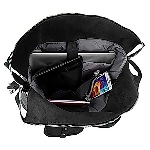 3 In 1 Travel Laptop Shoulder Bag Backpack for iPad Pro 12.9, Surface Pro X/9/8/7, Galaxy Tab S9 S8 S7 Plus