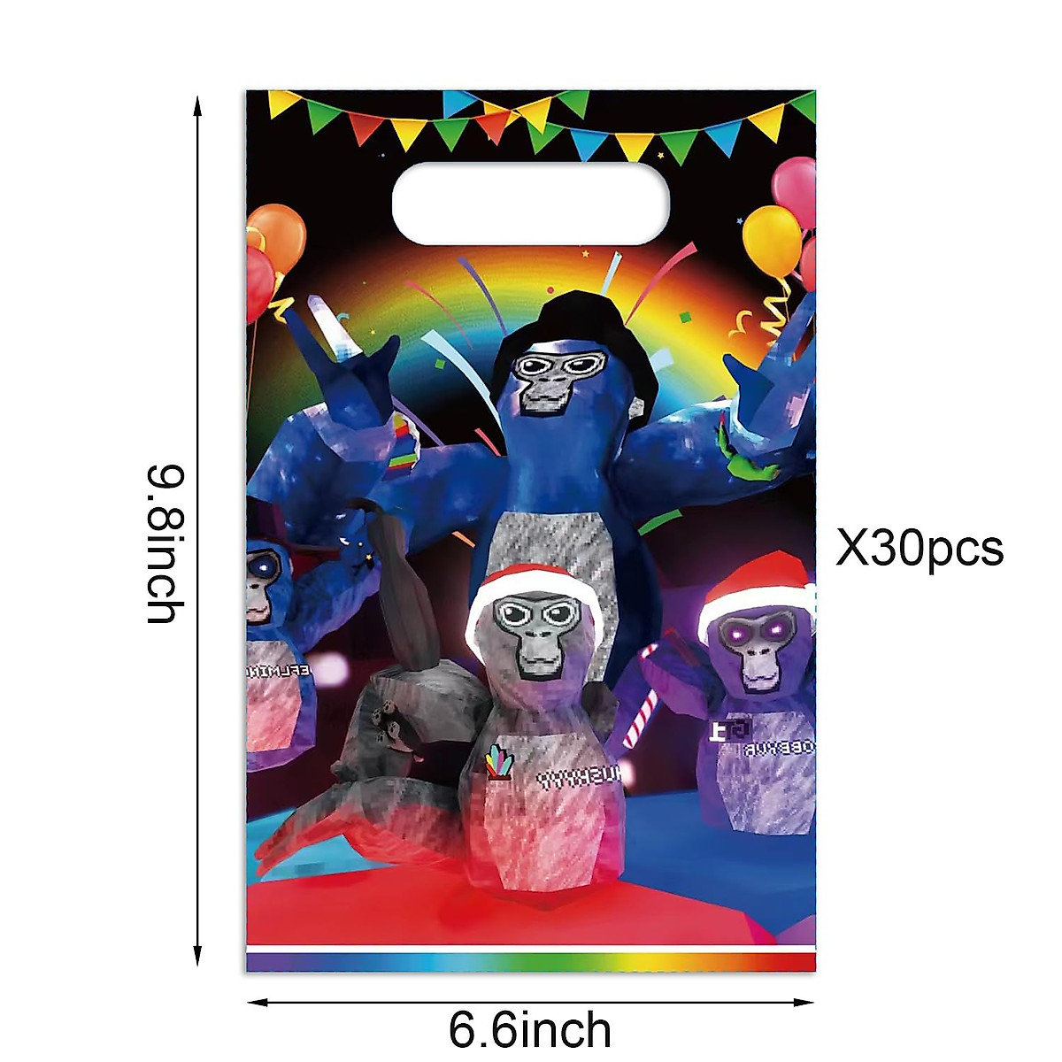 Chuntianli 30Pcs 𝒢𝑜𝓇𝒾𝓁𝓁𝒶 𝒯𝒶𝑔 Party Gift Bags, Gooddie Bags Party Supplies Birthday Decoration Gift Bags 𝒢𝑜𝓇𝒾𝓁𝓁𝒶 𝒯𝒶𝑔 Birthday Party Decorations