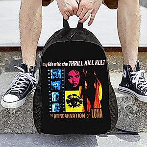My Life With The Thrill Kill Kult Band Backpack Lightweight Backpacks Unisex Rucksack Fashion Casual Travel Bags