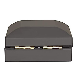 LED Light Pendant Necklace Gift Box, Velvet Jewelry Storage Display Case for Proposal Engagement Wedding Anniversary Birthday Valentine's Day (Black)